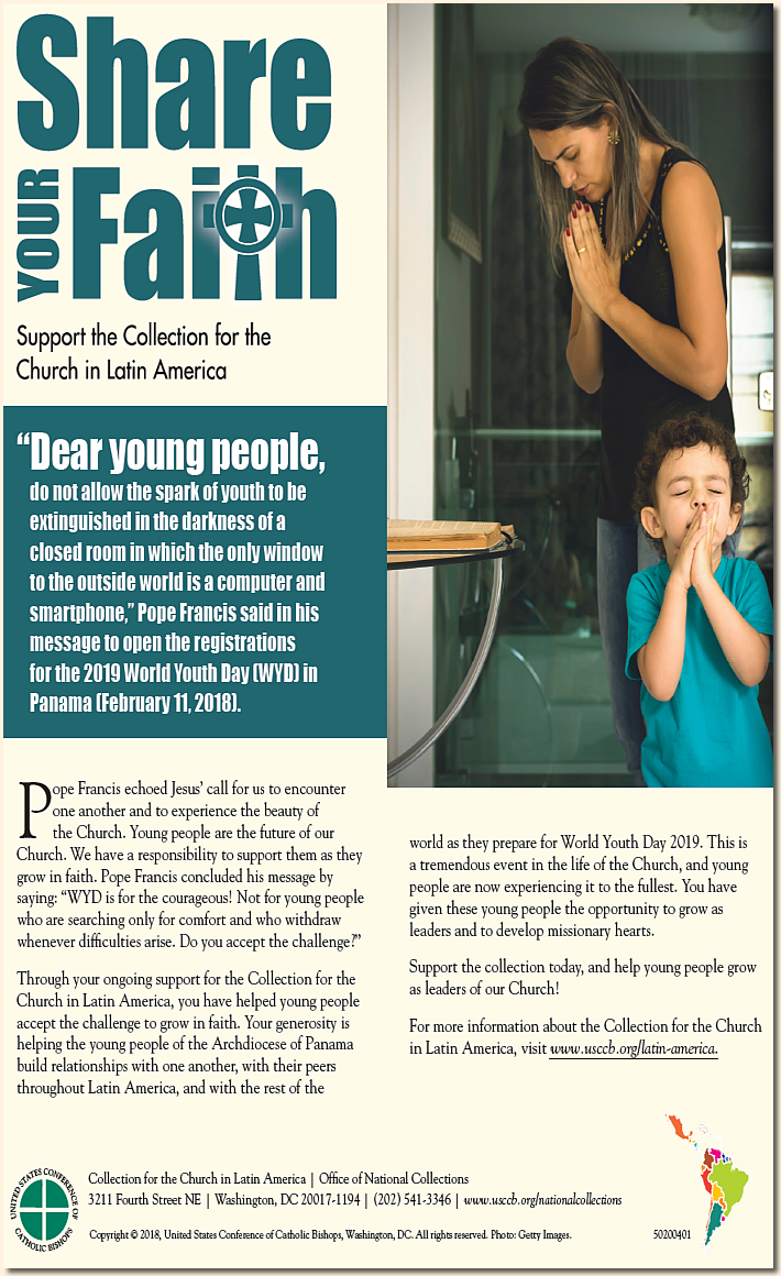 Saint Linus Catholic Parish - Second Collection for the Church in Latin ...