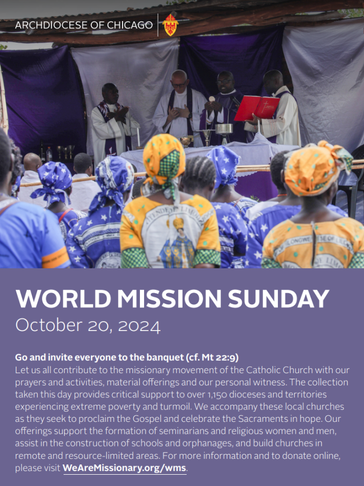 Saint Linus Catholic Parish - World Mission Sunday Collection